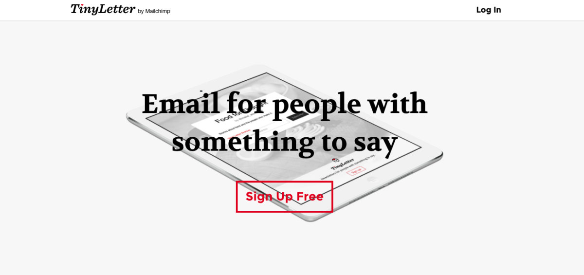 TinyLetter - ForCreators.com